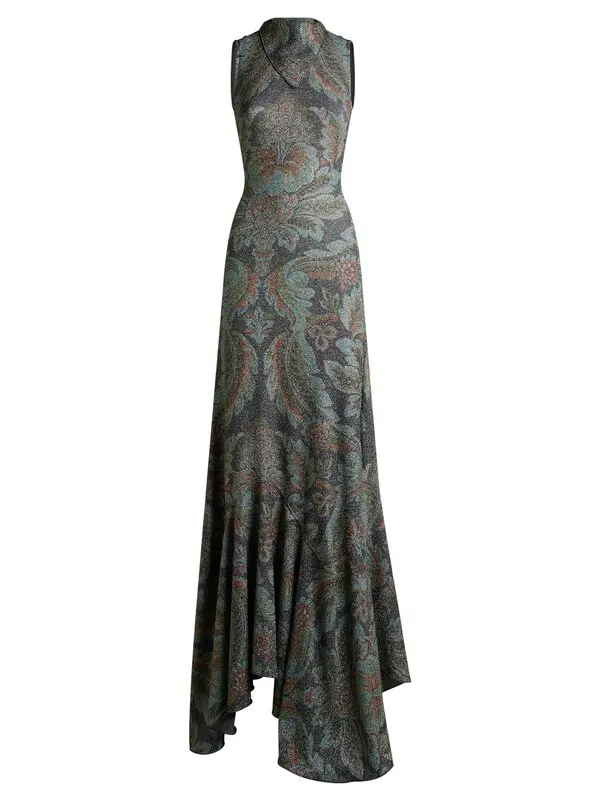 Etro Paisley-print Maxi Dress - Multi