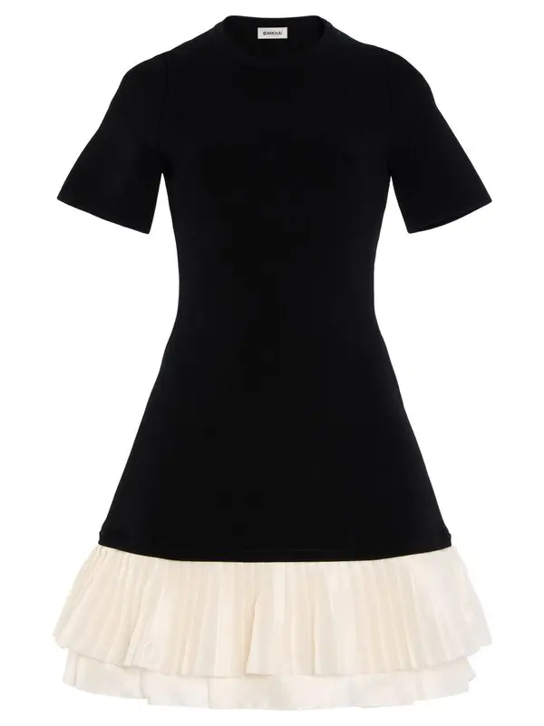 Simkhai Lorin Mini Dress - Black,white