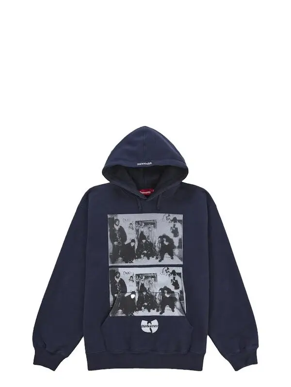 Supreme Wu-tang Clan Hooded Sweatshirt - Navy Blue