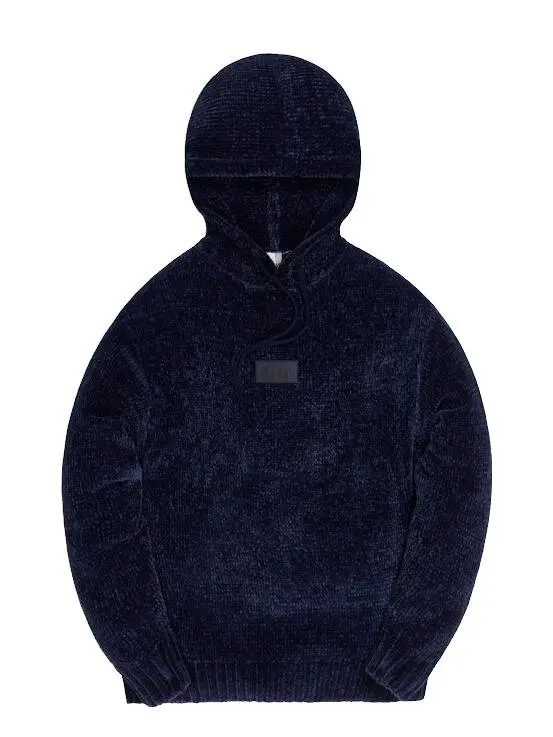 Kith Hayes Chenille Hoodie - Navy Blue