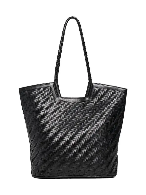 BEMBIEN Camilla Large Woven Bag - Black