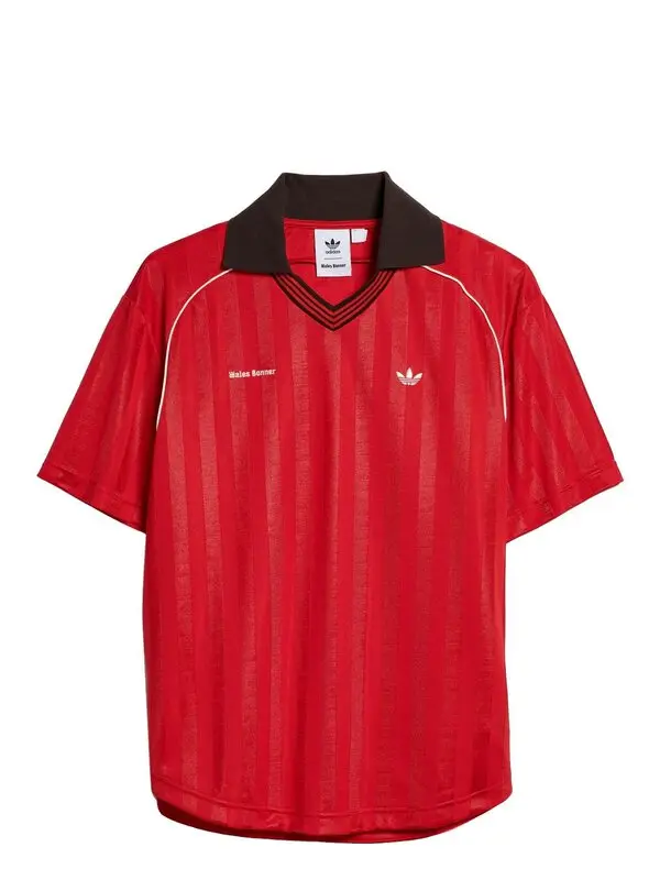 WALES BONNER X ADIDAS Football Tee - Better Scarlet