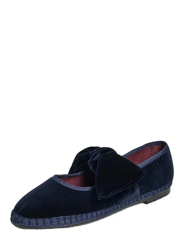 FLABELUS Lyra Mary Jane Flats - Navy