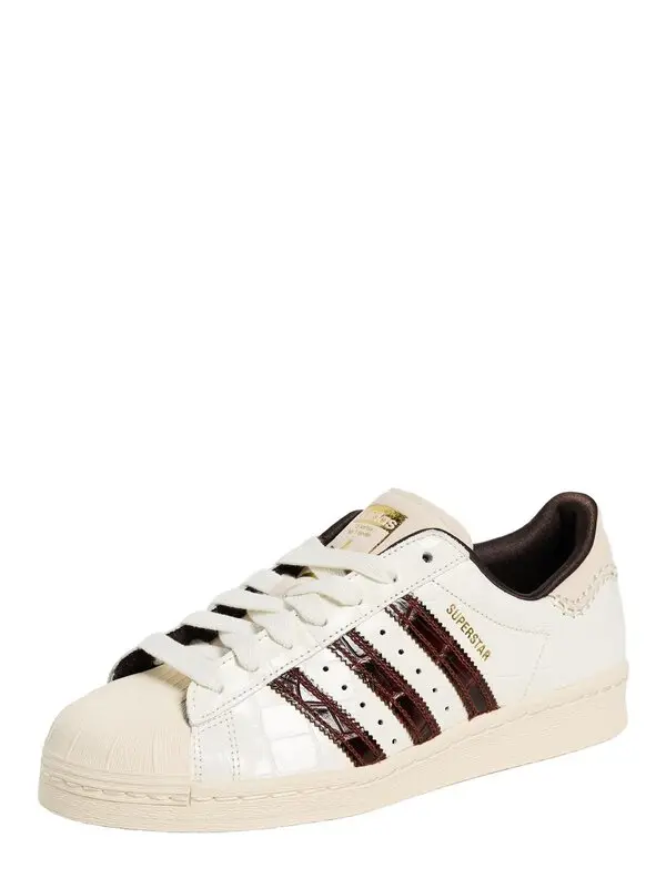 WALES BONNER X ADIDAS Superstar Leather Sneakers - Wonder Wh/fox Brown/wonder Wh