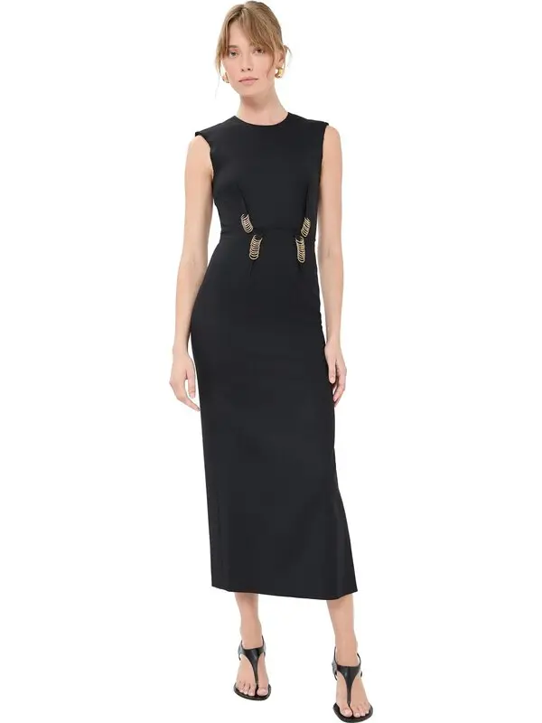 FRENKEN Lift Darted Ring Dress - Black