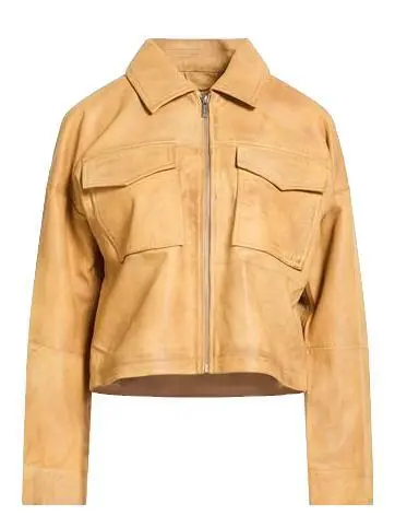 Bolongaro Trevor Casual Sheepskin Jacket - Yellow