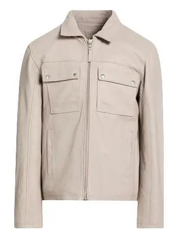 Bolongaro Trevor Casual Sheepskin Jacket - Beige