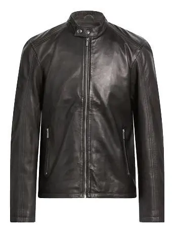 Bolongaro Trevor Leather Jacket - Black