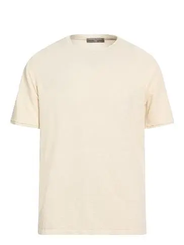 DANIELE FIESOLI Lab T-shirt Cream Size Linen, Elastane - White