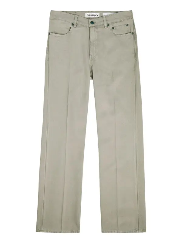Our Legacy Bootcut Woven Trousers - Grey