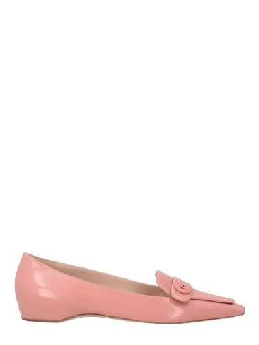Giorgio Armani Loafers In Leather - Pink