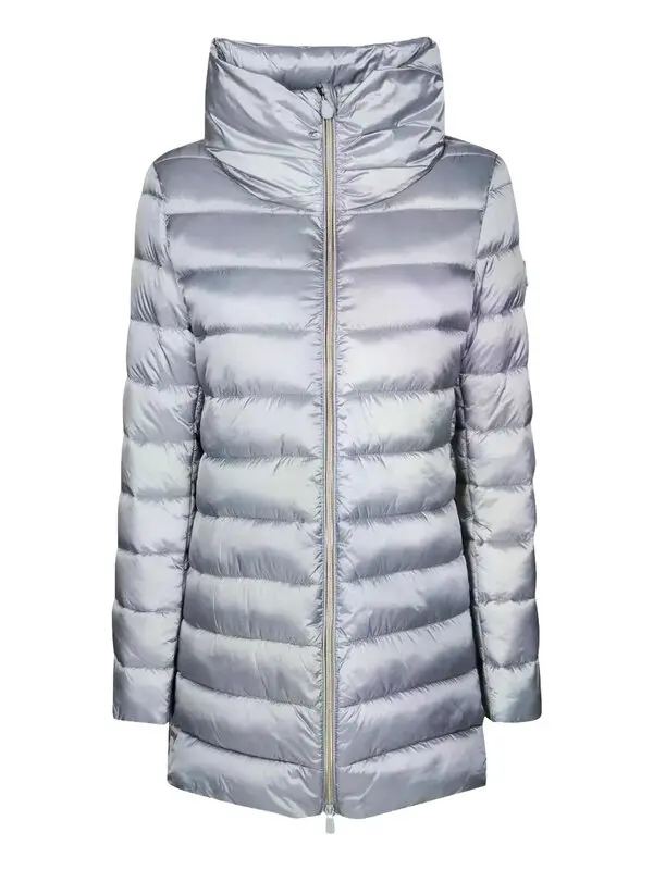SAVE THE DUCK Lydia High-neck Quilted Coat - Grey