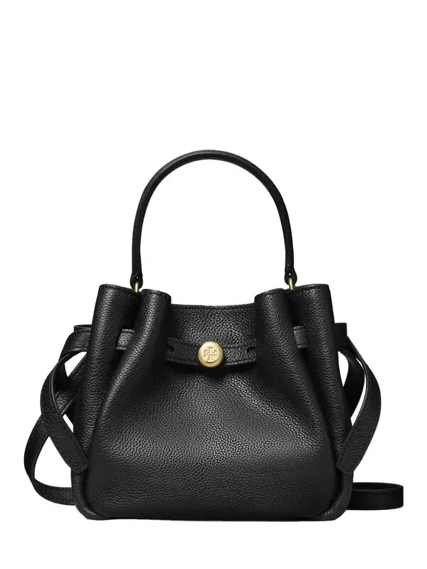 Tory Burch Mini Romy Bucket Bag - Black