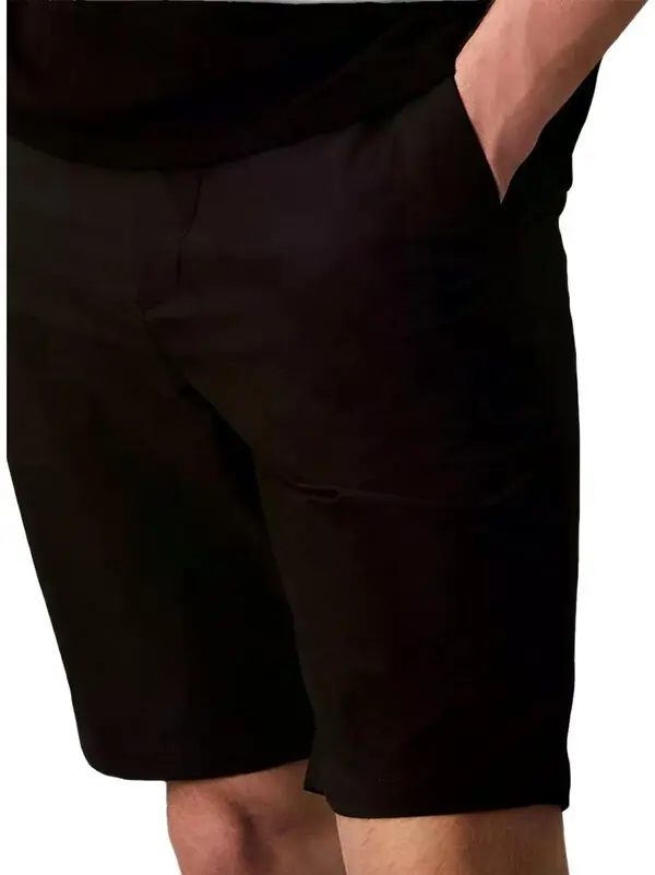 Calvin Klein Buttoned Shorts - Black