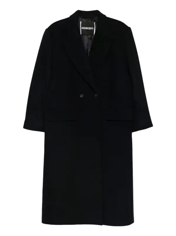 FRENKEN Double-breasted Coat - Blue