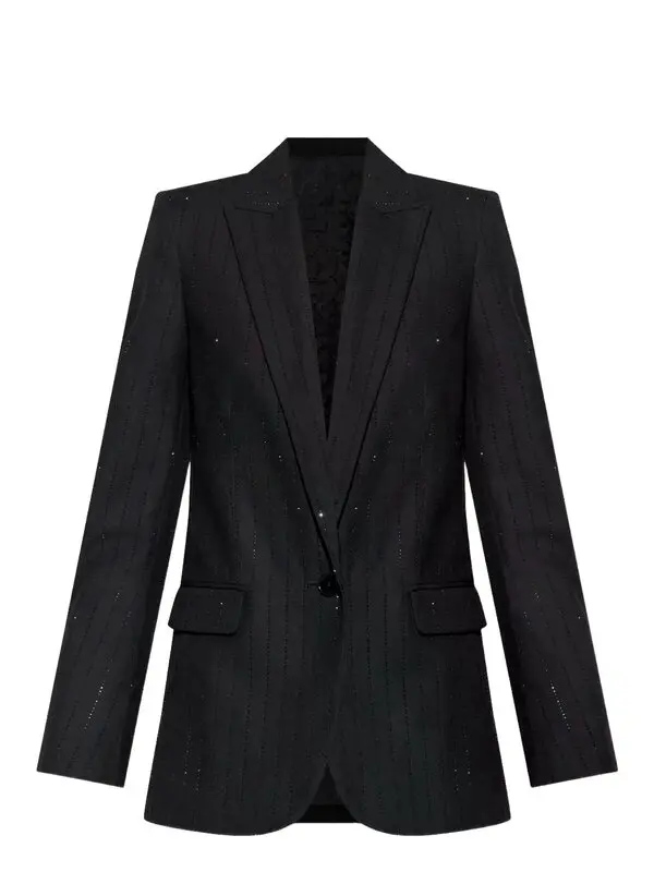 Zadig&Voltaire Valse Pinstripe Blazer - Black