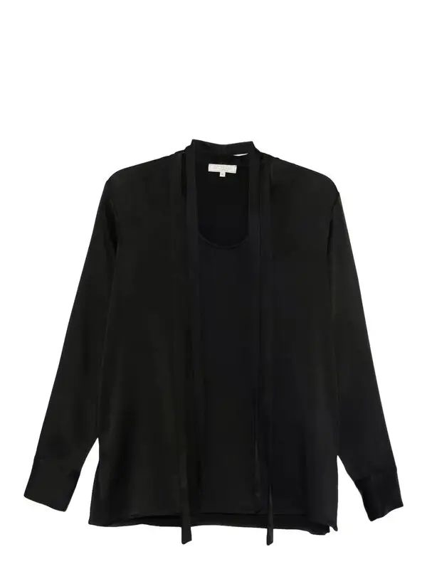Antonelli Firenze Abete Tie-neck Blouse - Brown