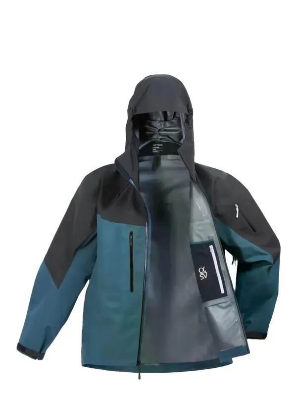 Arc'teryx Alpha Sv Hooded Zip-up Jacket - Blue