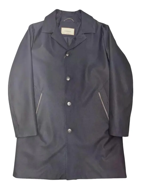 Canali Buttoned Coat - Grey