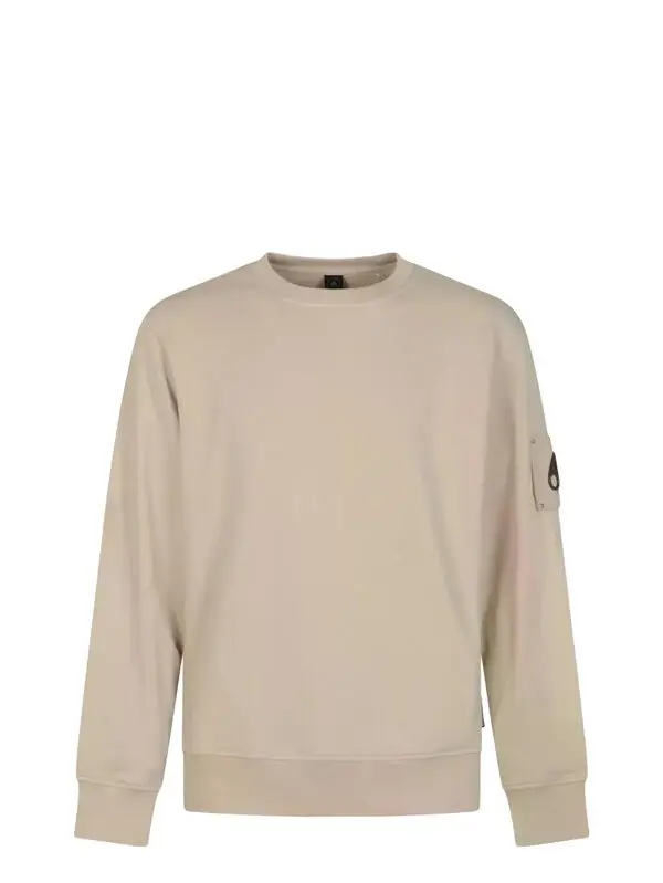 Moose Knuckles Logo-patch Sweatshirt - Neutrals