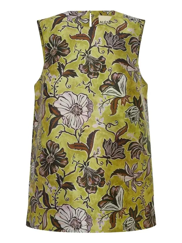 ALEMAIS Citron Sleeveless Top - Green