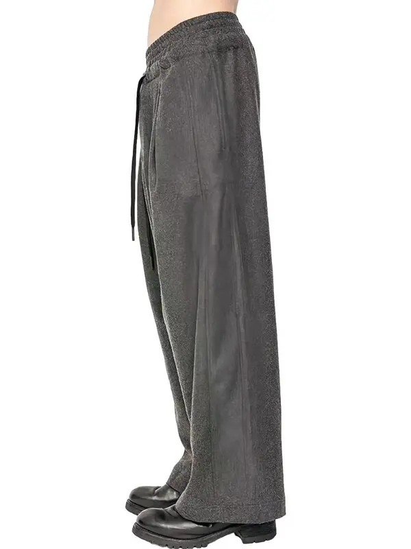 Andrea Ya'aqov Drawstring-waist Trousers - Grey