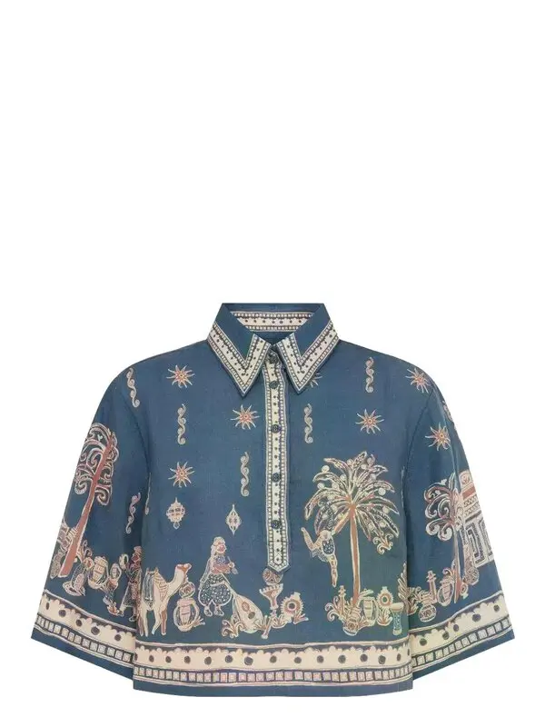 ALEMAIS Acacia Top - Blue