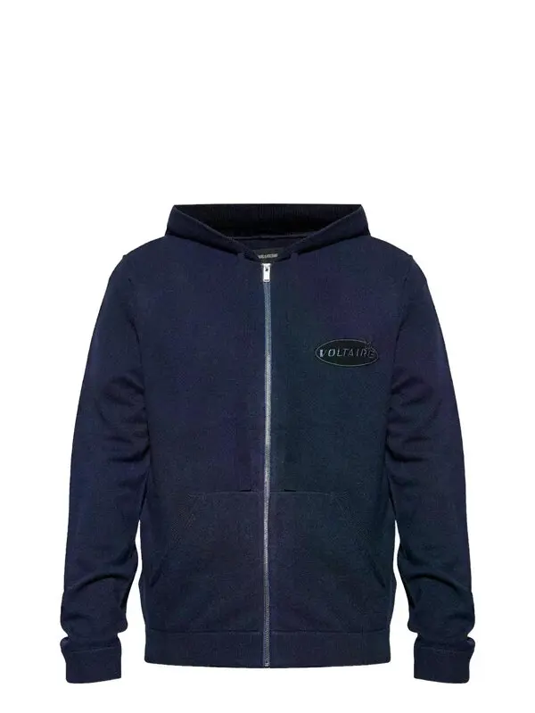 Zadig&Voltaire Zip-up Hoodie - Blue