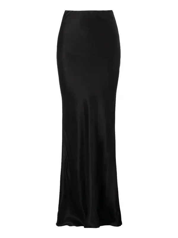 MOOS STUDIO Quiet Drama Maxi Skirt - Black