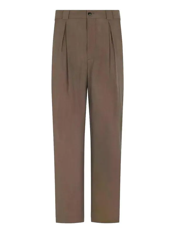 Giorgio Armani Pleated Trousers - Brown