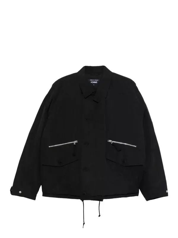 Comme Des Garçons Zip-pocket Puffer Jacket - Black