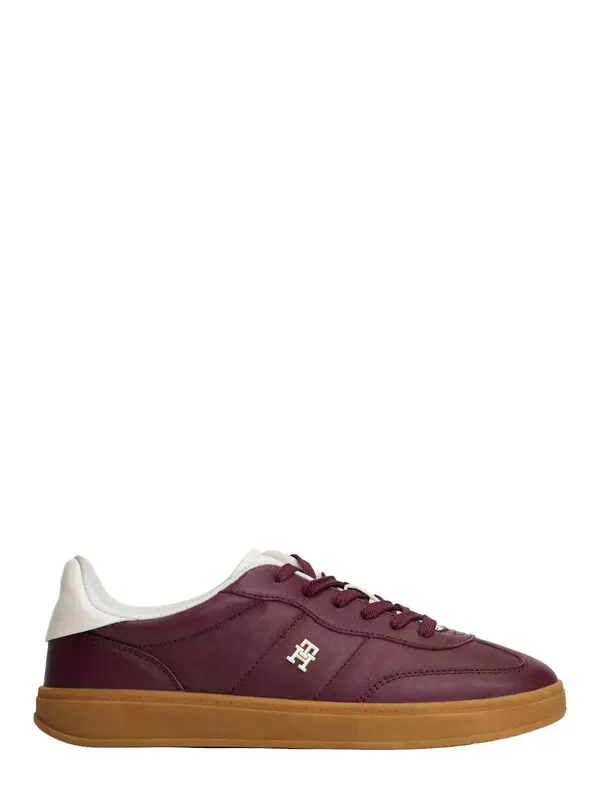 Tommy Hilfiger Heritage Leather Sneakers - Brown