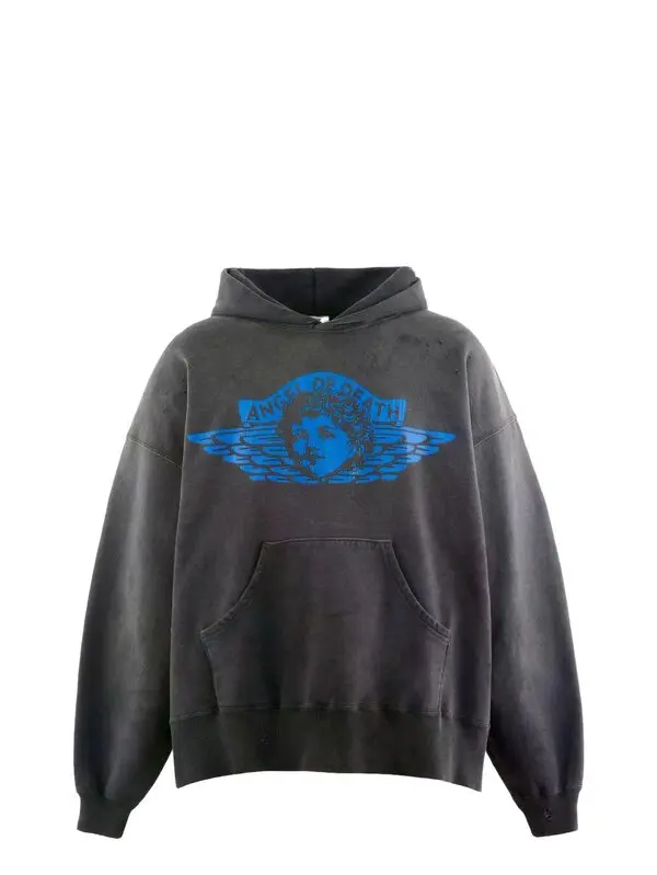 SAINT MXXXXXX Graphic Hoodie - Black