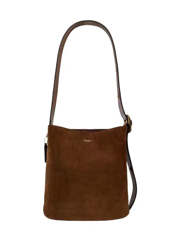 COACH Bleecker Leather Bucket Bag - Brown