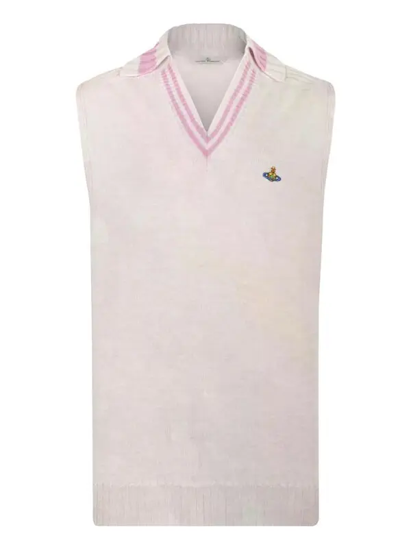 VIVIENNE WESTWOOD Fisherman Striped Vest - Neutrals