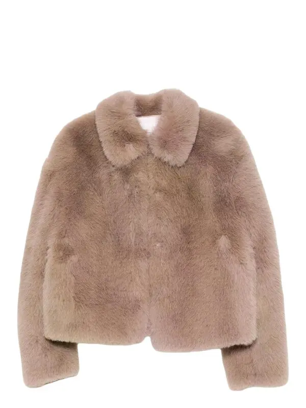 CIRCUS HOTEL Collared Jacket - Neutrals