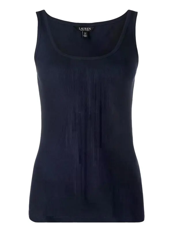 Ralph Lauren Sleeveless Scoop-neck Top - Blue