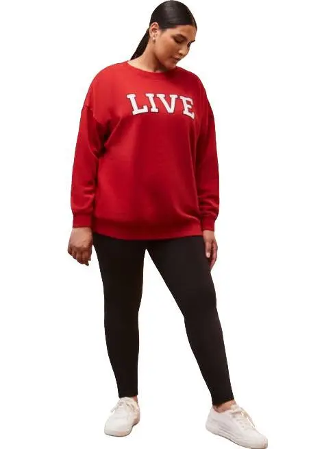 LIVE UNLIMITED Zipper Leggings - Black