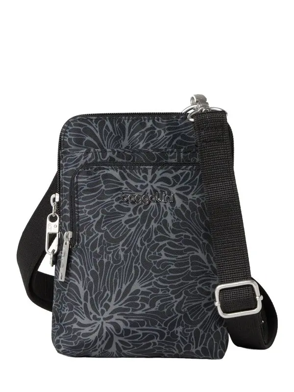 BAGGALLINI Securtex Anti-theft Activity Small Crossbody Bag - Midnight Blossom