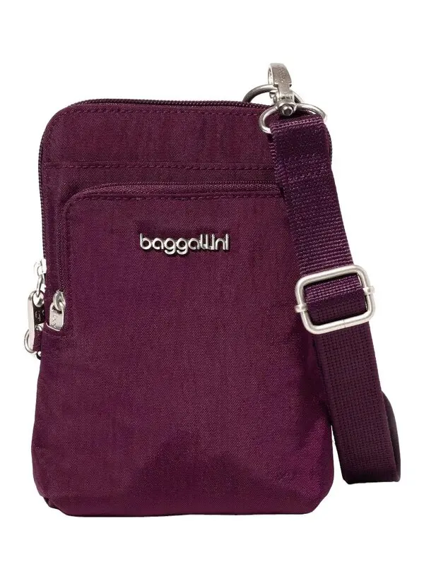 BAGGALLINI Securtex Anti-theft Activity Small Crossbody Bag - Mulberry