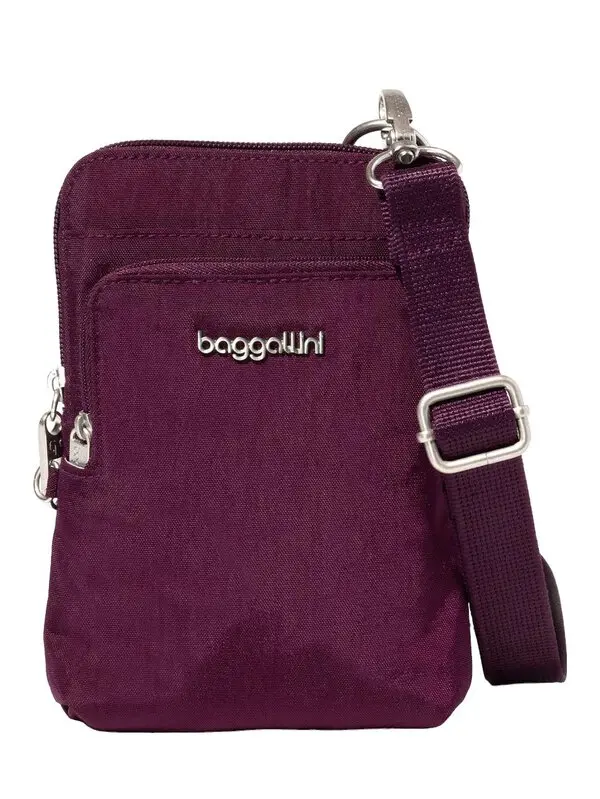 BAGGALLINI Securtex Anti-theft Activity Small Crossbody Bag - Mulberry