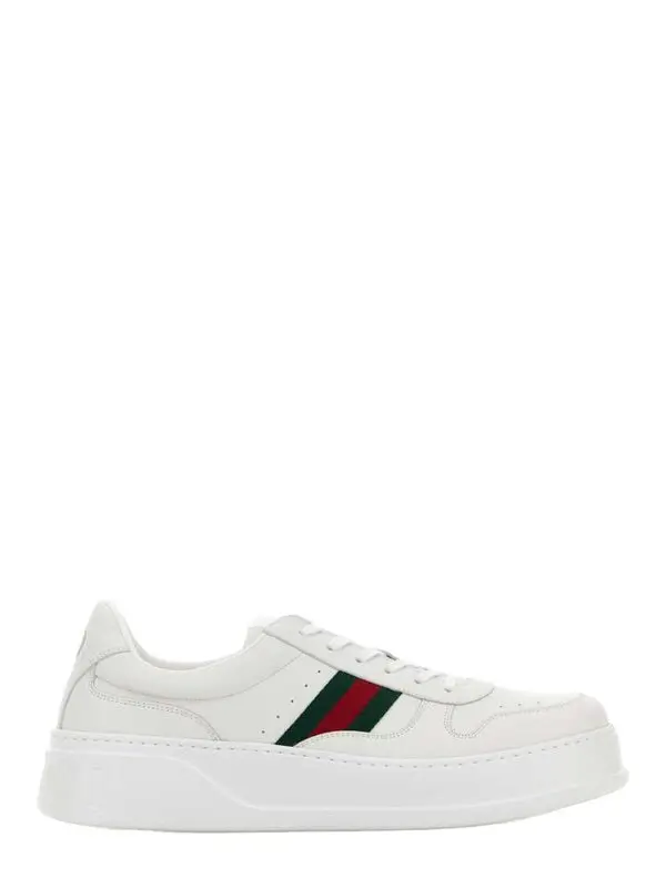 Gucci Leather Sneakers - White