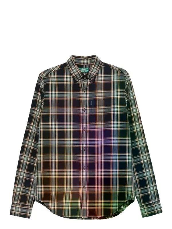 Superdry Plaid-check Button Shirt - Green