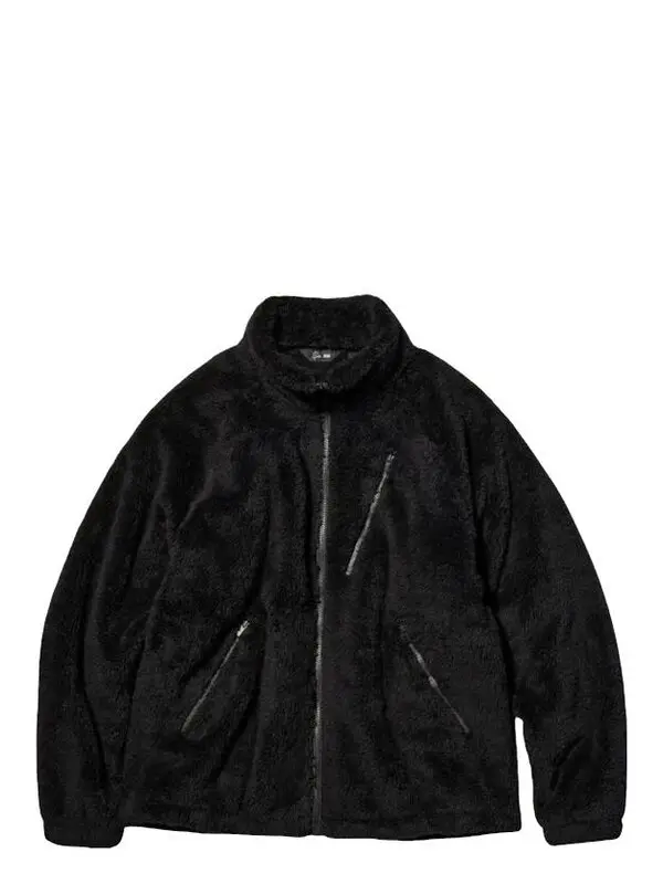 Uniqlo Fleece Zip-up Jacket - Black