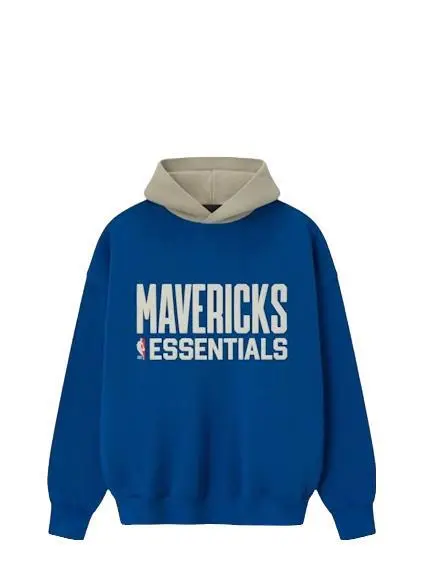 Fear Of God Essentials Mavericks Sport Hoodie - Blue/seal