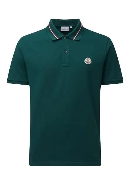 Moncler Logo Polo Shirt - Green