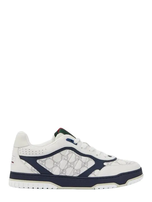 Gucci Re-web Leather Sneakers - White