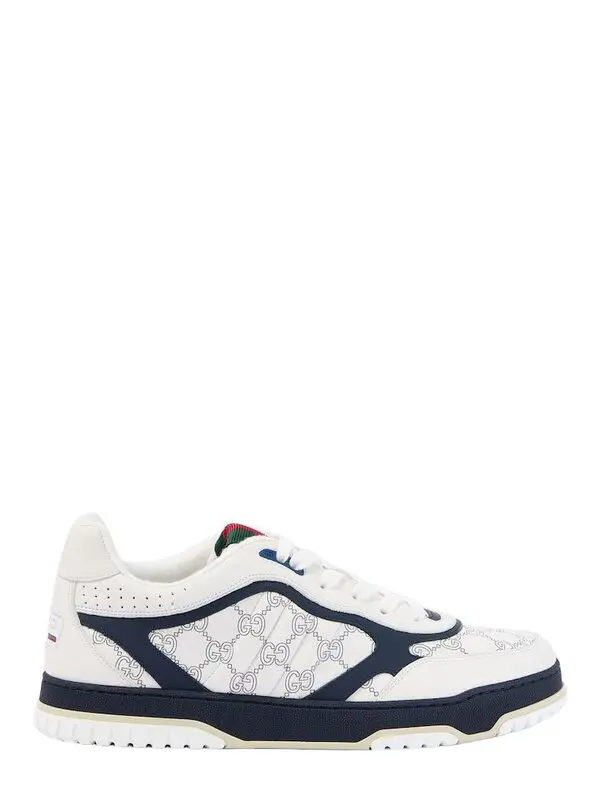 Gucci Re-web Leather Sneakers - White