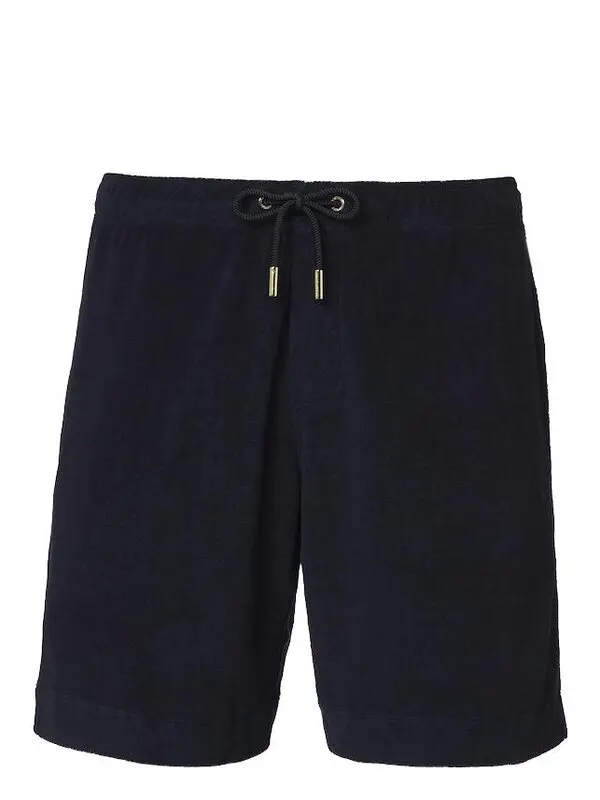 Orlebar Brown Trevone Cotton Terry Shorts - Blue