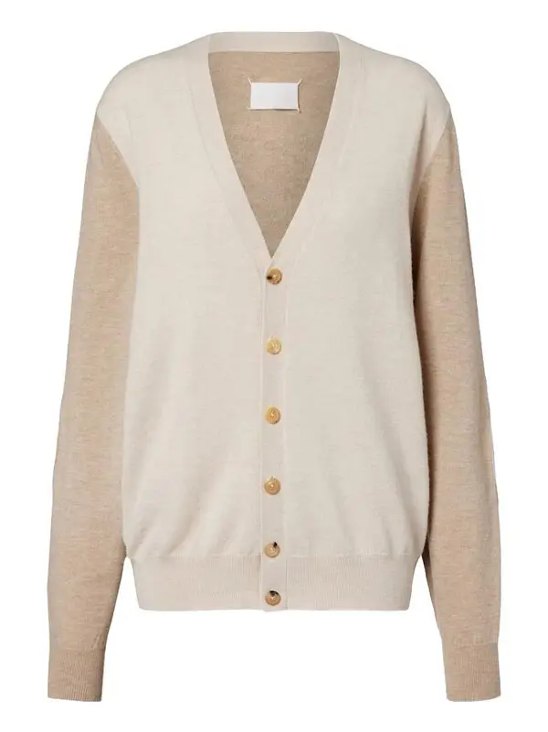 MAISON MARGIELA Wool Cardigan - Beige